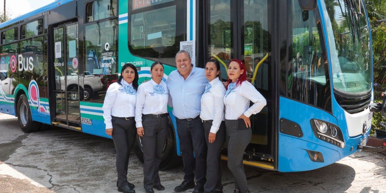 Nuevas unidades Qrobus para la ruta L57 en Corregidora. - Periódico Raíces